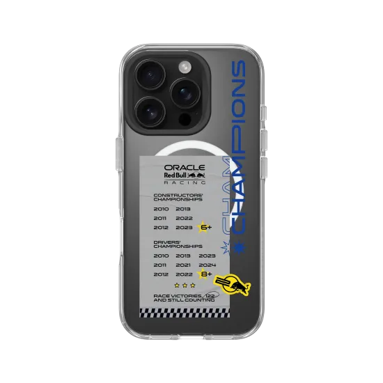 Oracle Red Bull Racing | ORBR - Champions | Clear - iPhone 16 Pro ...
