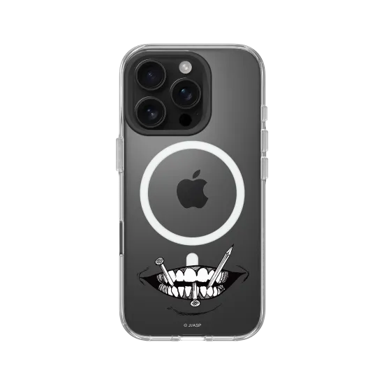 Junji Ito Collection | Cursed Smile | Clear - iPhone 16 Pro | RHINOSHIELD