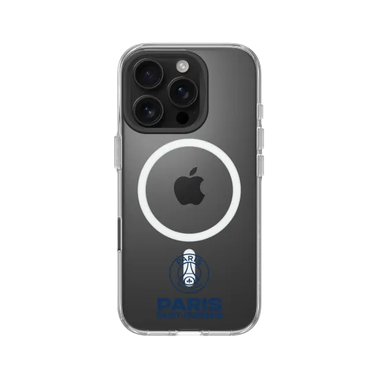PSG | PSG Logo Blue | Clear - iPhone 16 Pro | RHINOSHIELD ライノシールド