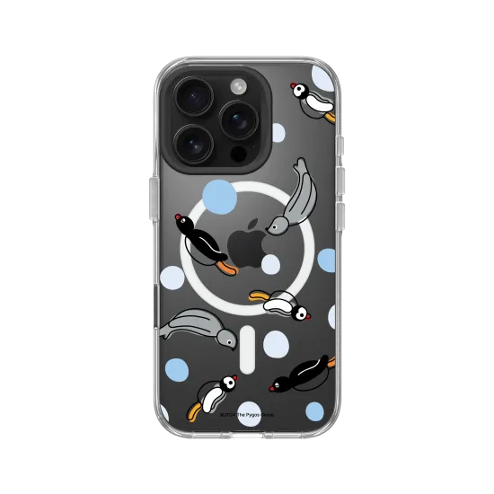 Pingu 企鵝家族 | 一起游泳 | Clear - iPhone 16 Pro | RHINOSHIELD 犀牛盾