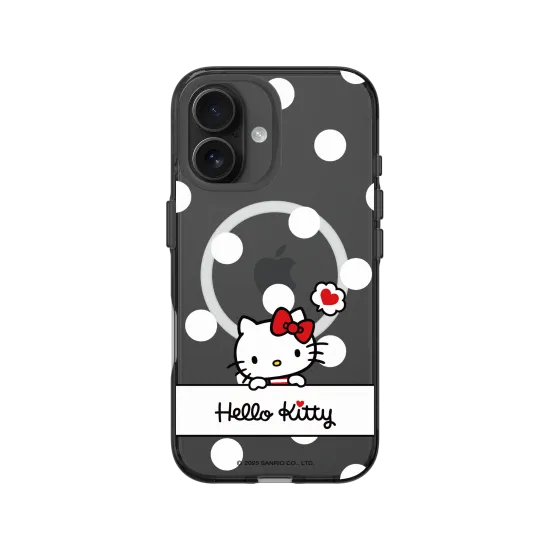 Hello Kitty | 普普風圓點 | JellyTint - iPhone 16 | RHINOSHIELD 犀牛盾