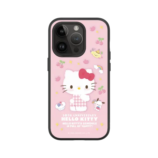Hello Kitty | 50週年限定-Kitty and Friends | SolidSuit - iPhone 14 Pro | RHINOSHIELD 犀牛盾