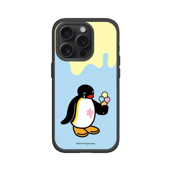 Pingu 企鵝家族 | Pingu - 我的冰淇淋 | SolidSuit - iPhone 15 Pro | RHINOSHIELD 犀牛盾