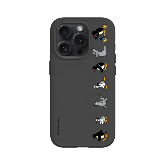 Pingu 企鵝家族 | 出發吧！ | SolidSuit - iPhone 15 Pro | RHINOSHIELD 犀牛盾