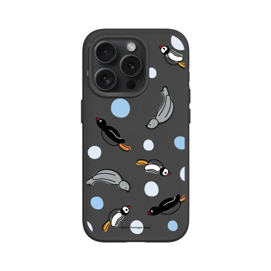 Pingu 企鵝家族 | 一起游泳 | SolidSuit - iPhone 15 Pro | RHINOSHIELD 犀牛盾