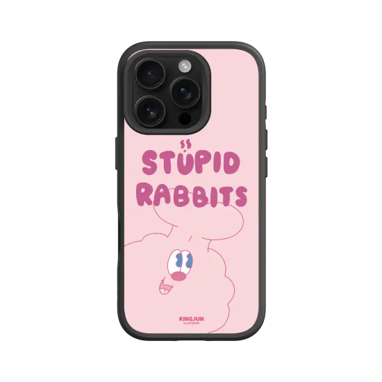 KINGJUN | Hello STUPID RABBITS！ | SolidSuit - iPhone 16 Pro | RHINOSHIELD 犀牛盾