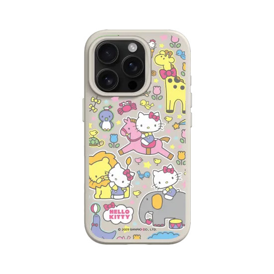 Hello Kitty | 樂遊動物園 | SolidSuit - iPhone 16 Pro | RHINOSHIELD 犀牛盾