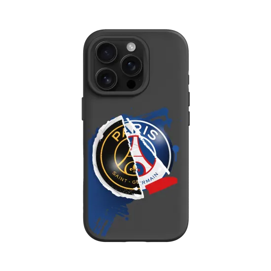 PSG | PSG Logos collage | SolidSuit - iPhone 16 Pro | RHINOSHIELD 犀牛盾