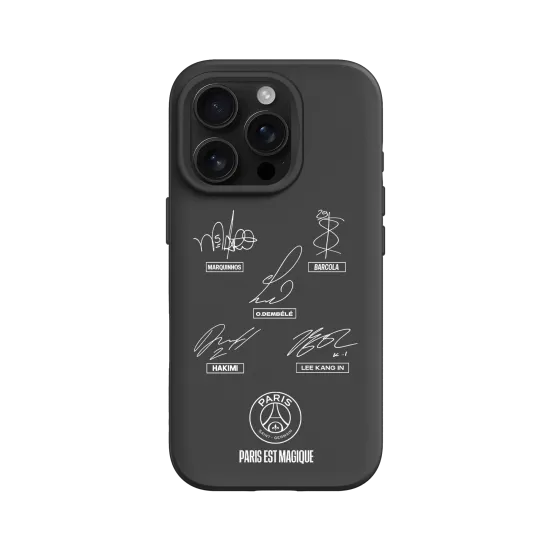 PSG | PSG Signatures white | SolidSuit - iPhone 16 Pro | RHINOSHIELD 犀牛盾