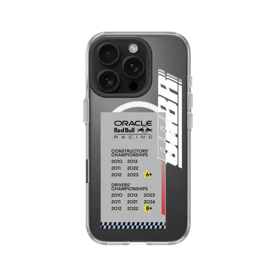 Oracle Red Bull Racing | ORBR - Champions | Clear - iPhone 16 Pro ...