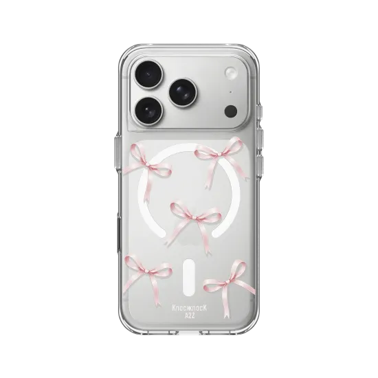 Knock Knock A2Z | Dainty Ribbons | Clear - iPhone 17 Pro | RHINOSHIELD